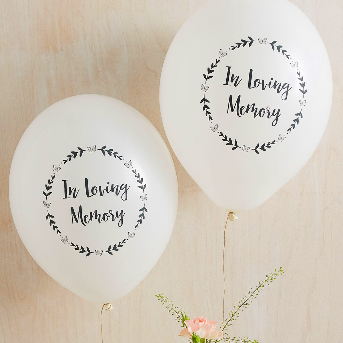 In Loving Memory Funeral Balloons – Angel & Dove