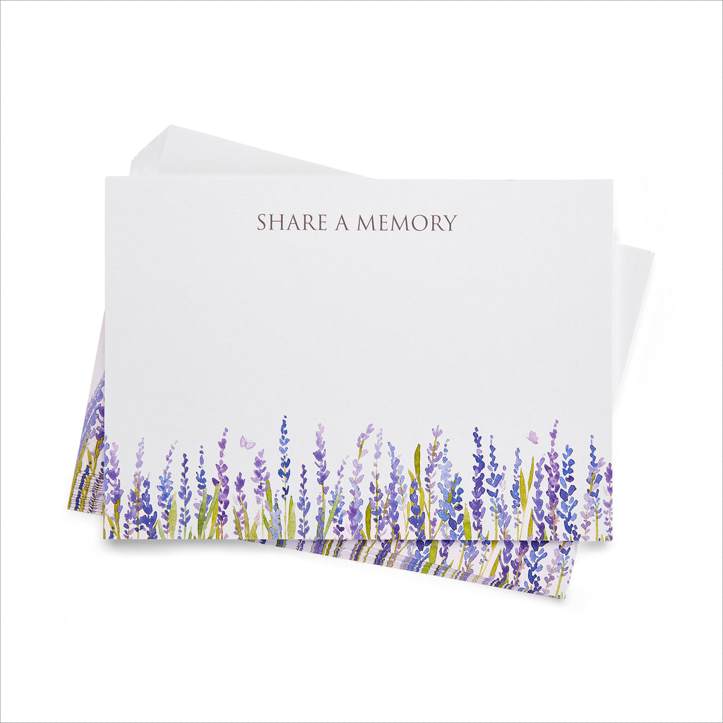Lavender Funeral Memory Table Collection – Angel & Dove